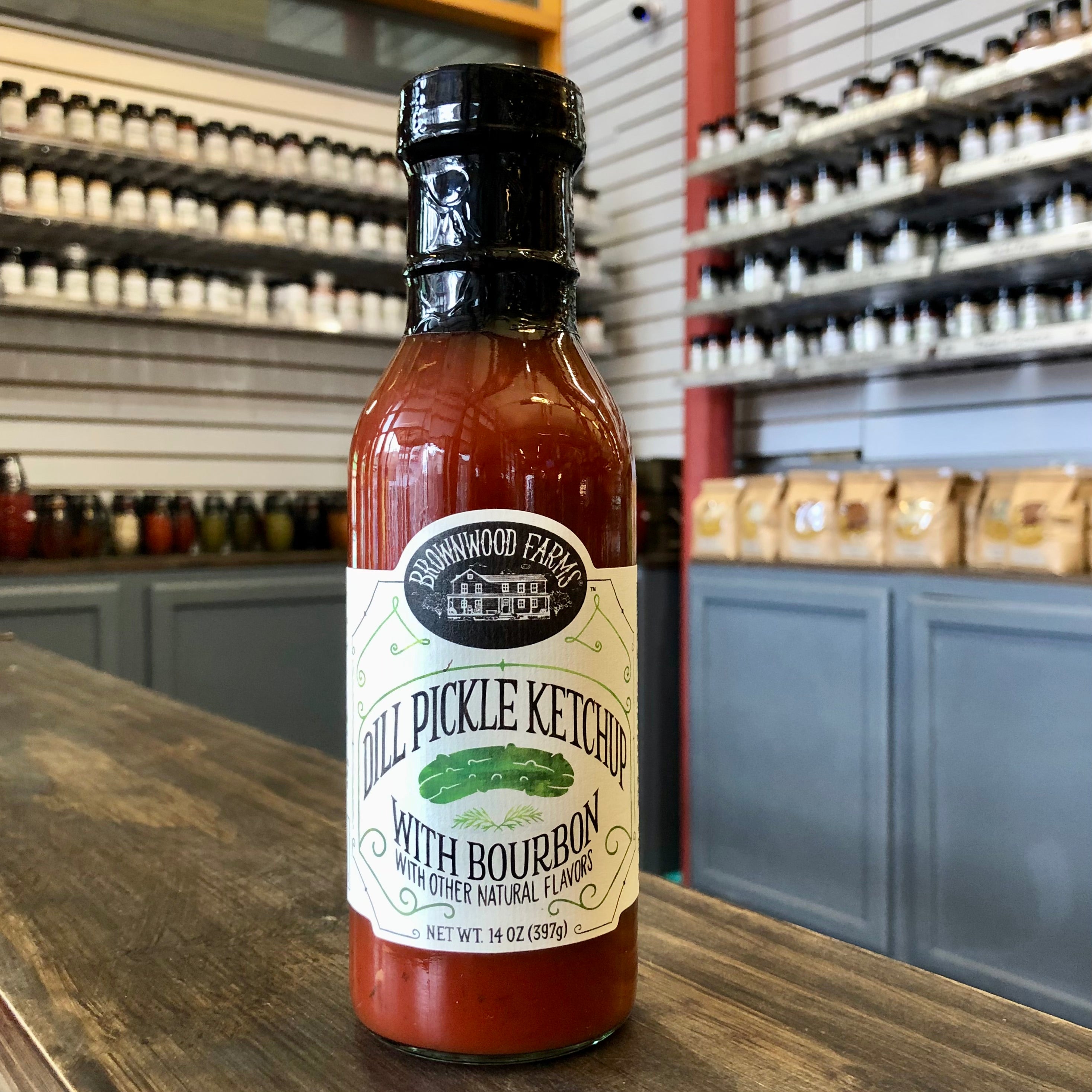 Dill Pickle Ketchup with Bourbon