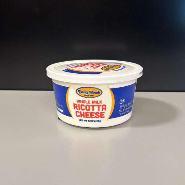 Dairy Fresh Whole Milk Ricotta Cheese - 15 oz
